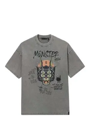 FIVE CM Graphic T-shirt - Grey