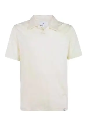 WOC V-neck Collared T-shirt - White