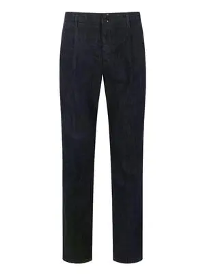 Incotex Slim-fit Pleated Denim Jeans - Blue