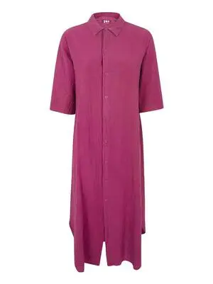 Labo.art Button Textured Dress - Pink