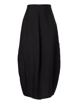 TOTEME Silk-blend Maxi Skirt - Black