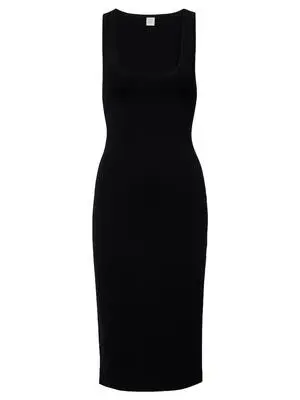 TOTEME Jersey Midi Dress - Black