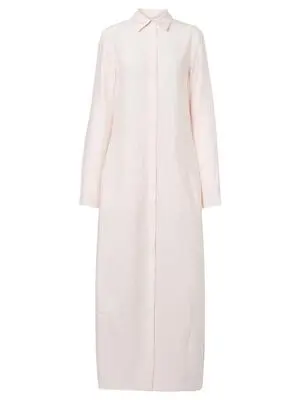 TOTEME Silk-blend Shirt Dress - Pink