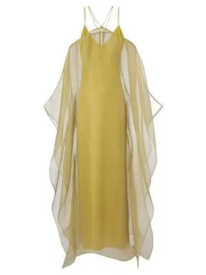 TALLER MARMO Sza Sza Spirito Organza Kaftan - Gold