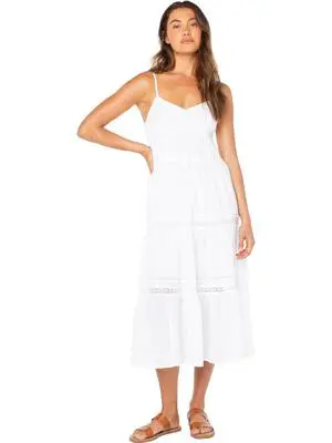 Roxy Azalea Maxi Dress - Cloud Dancer Solid