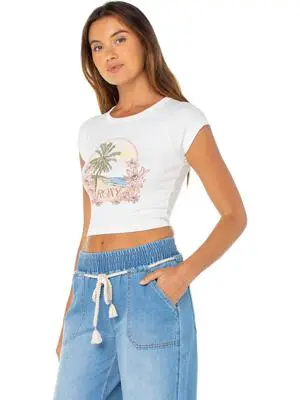Roxy Graphic T-shirt - Cloud Dancer Beach Day