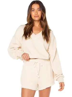 Roxy Dream Thing Top - Parchment Solid