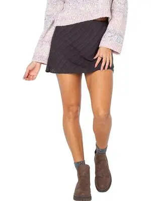 Roxy Feelin Groovy Mini Skirt - Phantom