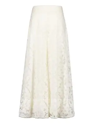 Zimmermann Illuminate Lace Culottes - Cream