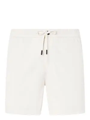 SLOWEAR Straight-Leg Cotton-Corduroy Drawstring Shorts