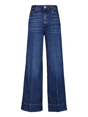FRAME Headliner Slice Flare Denim Jeans - Blue