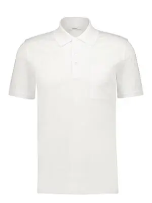 Givenchy Cotton Polo With Chest Pocket - White