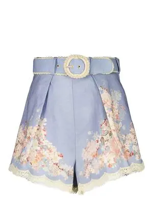 Zimmermann Cascadian Tuck Short - Multicolour