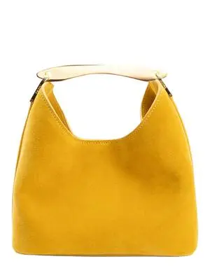 ELLEME Small Boomerang Suede Mustard