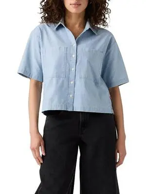 LEVI'S Harlie Chambray Button-up Shirt - Brass Organ
