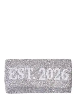 ISLAND TO EAST SIDE Est. 2026 Medium Structured Bag - Silver/white
