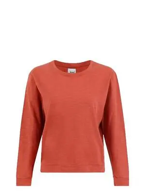 LEZAT Lezat Tegan Organic Cotton Long Sleeve Pullover Brick