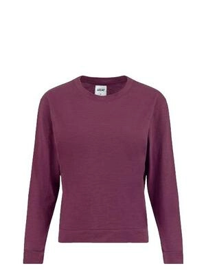 LEZAT Lezat Tegan Organic Cotton Long Sleeve Pullover Grape