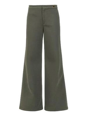 CALLAS MILANO Jane High-waist Flare Leg Trousers - Green