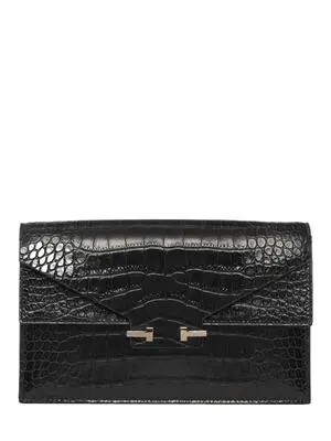 TOM FORD Mini Aube Croc-Embossed Leather Shoulder Bag