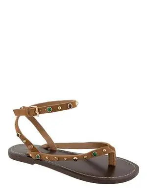 RM REBECCA MINKOFF Jamie Ankle Strap Sandal - Walnut