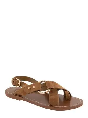 RM REBECCA MINKOFF Jayla Slingback Sandal - Walnut