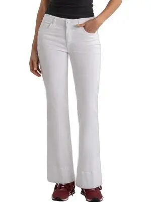 Kut From The Kloth Kelsey Mid-Rise Kick Flare Jeans Optic White