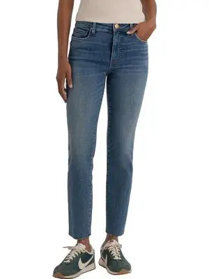 Kut From The Kloth Reese High Waist Ankle Slim Straight Leg Jeans - Major