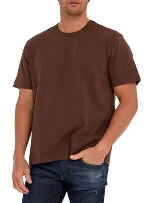 THREADS 4 THOUGHT Johnny Relaxed Fit Organic Cotton Jersey T-shirt - Coffee