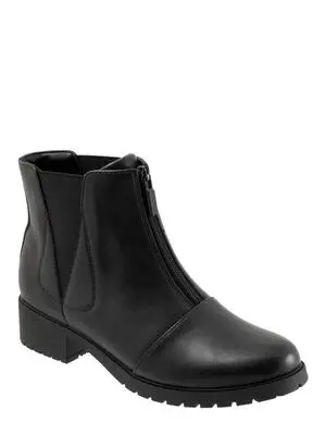 Softwalk Marni Cap Toe Bootie - Black