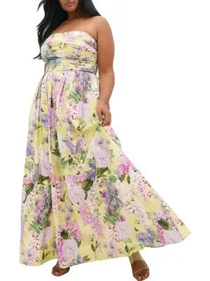 CITY CHIC Rosalee Floral Maxi Dress
