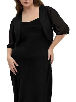 CITY CHIC Chiffon Shrug