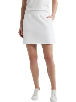 Frank & Eileen A-line Knit Skirt - White