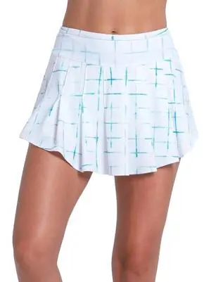Lucky In Love Printed High-low Skirt - White