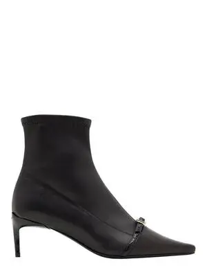 ROGER VIVIER Buckled Ankle Boots - Black