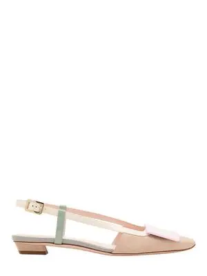 ROGER VIVIER Belle Vivier Slingback Flats - Multi
