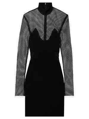 seersucker midi dress Rosie Assoulin Halter In The Name Of Love Dress Navy Check 10