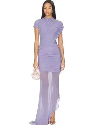 DEME BY GABRIELLA The Alina Gown - Periwinkle