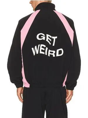 ANTI SOCIAL SOCIAL CLUB Track Jacket - Black & Pink