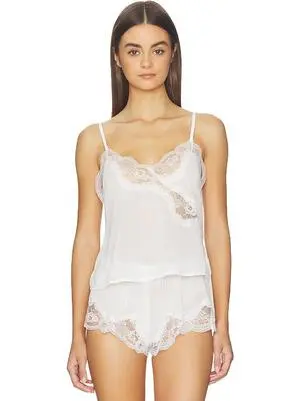 KAT THE LABEL Hayden Camisole Top - Ivory
