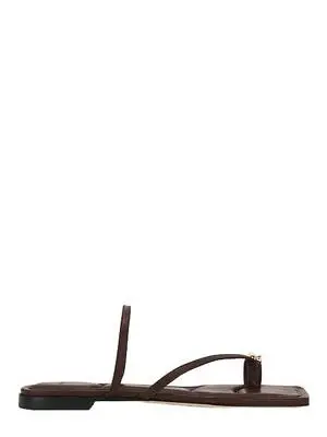 Vince Polli Flat Sandals With Metal Accent - Molton Brown