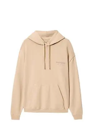 ALLSAINTS Xander Branded Cotton-jersey Hoodie - Sunset Brown