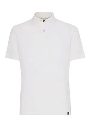Boggi Milano Regular-fit Cotton Pique Polo Shirt - White