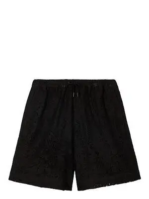 The Kooples Stretch-cotton Regular-fit Shorts - Black