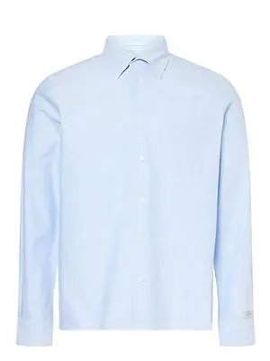 PERCIVAL Oxford Regular-fit Cotton Shirt - Light Blue
