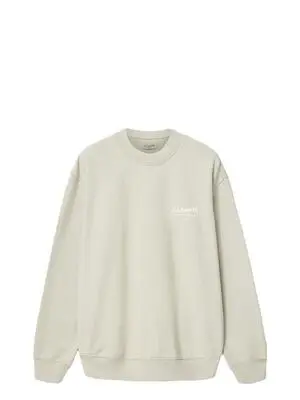 ALLSAINTS Dreamer Crewneck Logo-print Cotton Sweatshirt - Powdered Green