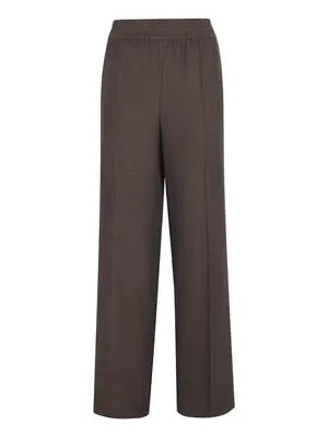 HERSKIND Tailored Straight Leg Trousers - Brown