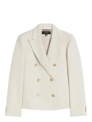Max Mara Double-breasted Blazer - Beige