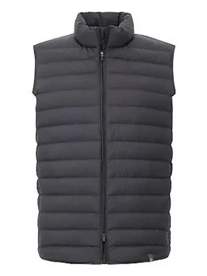 Boggi Milano Quilted Shell Gilet - Navy Blue