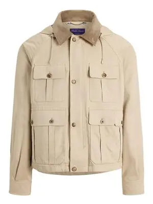 Ralph Lauren Silk Four-pocket Jacket - Limestone